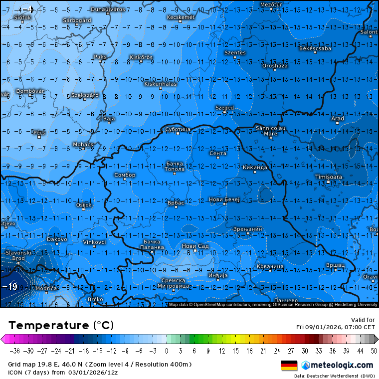 Ozbiljan zimski talas pred Vojvodinom: 15–30 cm snega, rizik od ledene ...
